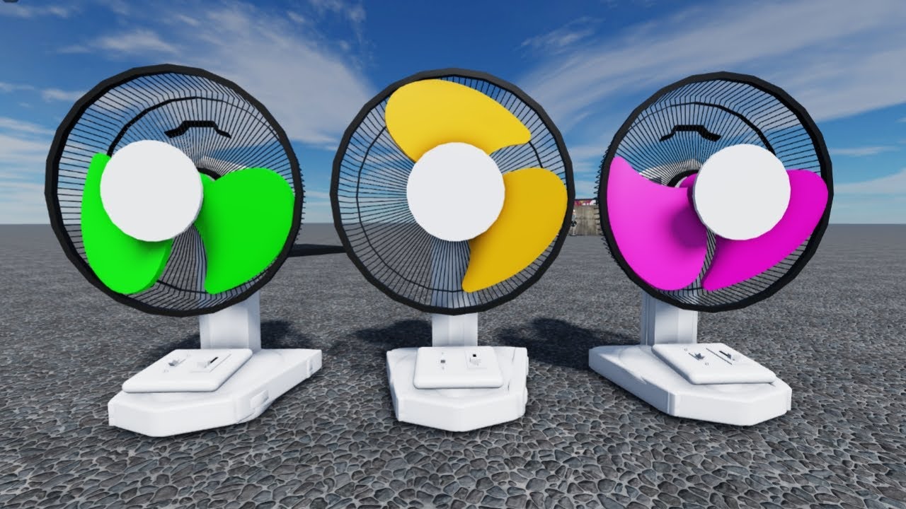 Pedestal Fan, Wall Fan, 3 Angry Fan - Roblox Fans | Kipas Angin Baling ...