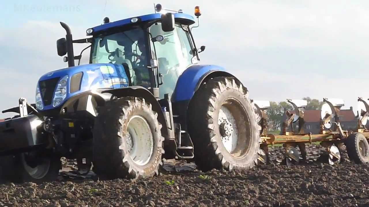 New Holland T7.235 - Loonbedrijf Fijnaart bv - YouTube