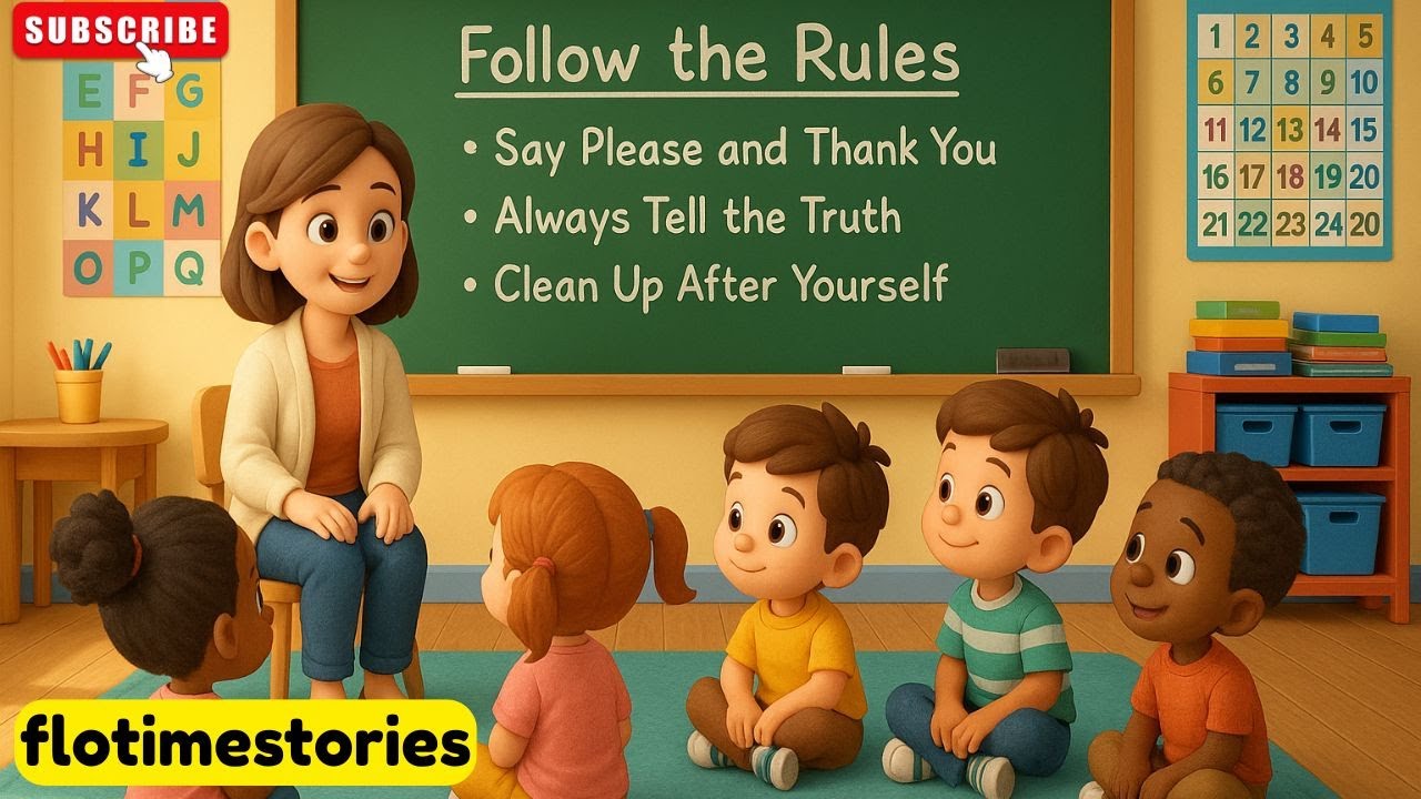 I can follow the rules | learn the rules | learning song for kids ...