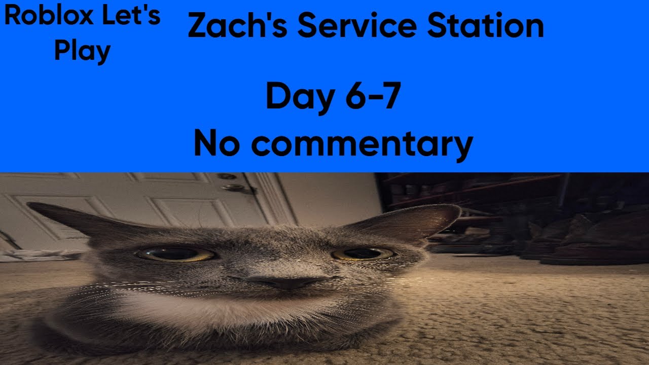 Roblox Let's Play Zach Service Station With Friends + bongo cat, live slug reaction d - YouTube