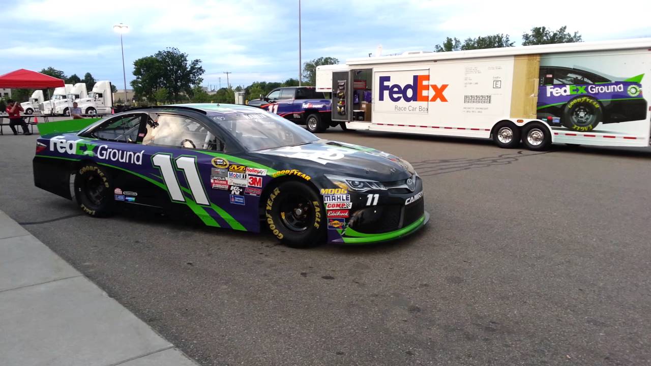 FedEx NASCAR 11 Denny Hamlin car - YouTube