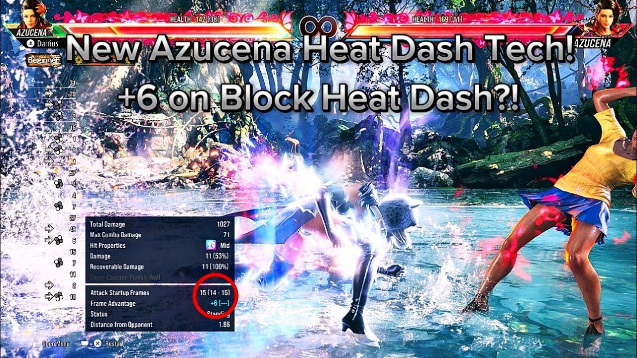 *New Secret* Azucena Heat Dash Tech! +6 on Block Heat Dash Setup! - YouTube