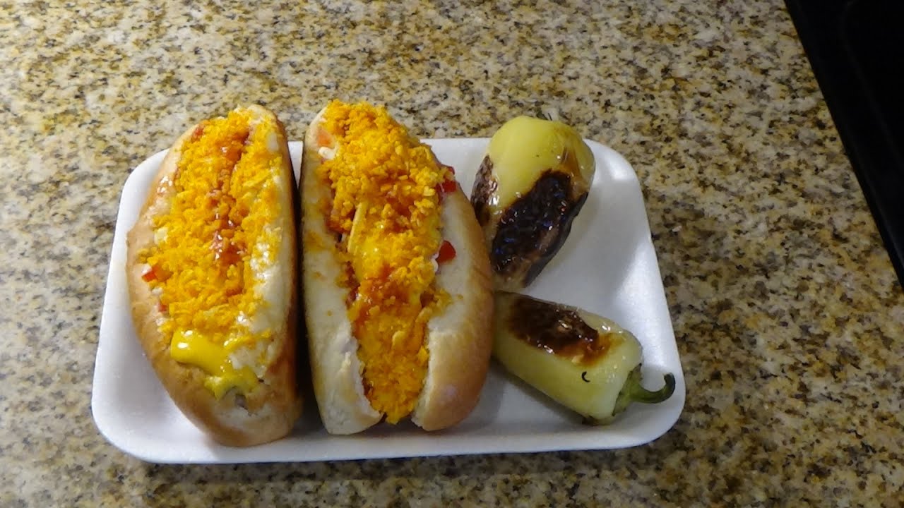 HOT DOGS CON RUFFLES ESTILO SONORA - YouTube