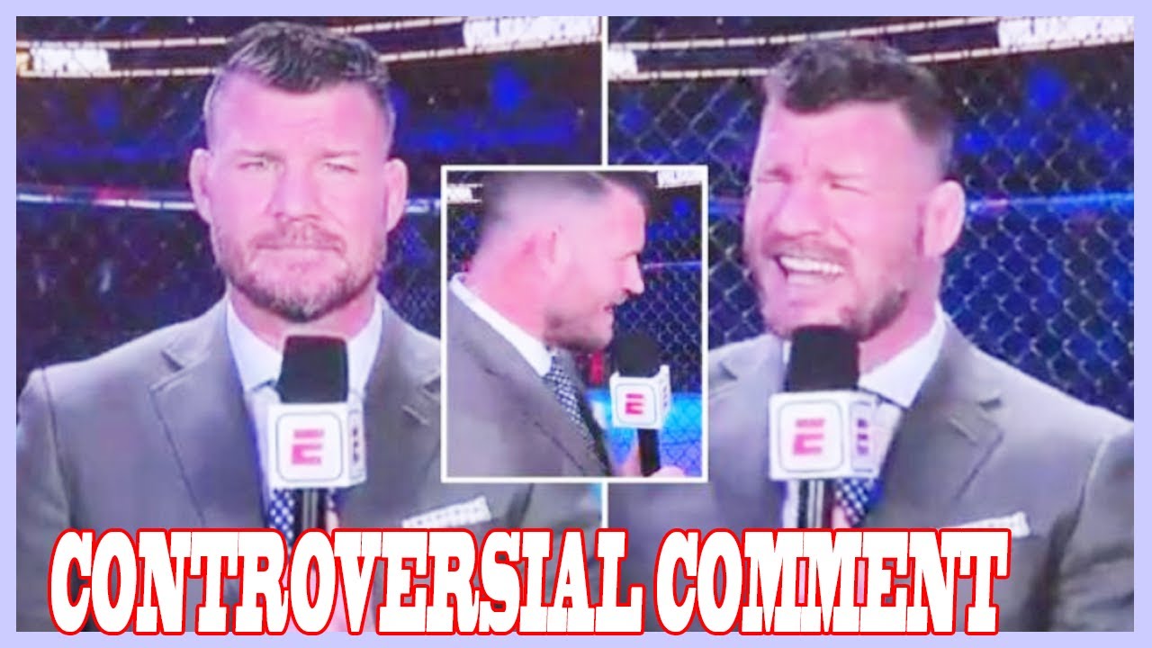 UFC legend Michael Bisping caught making controversial comment after TV ...