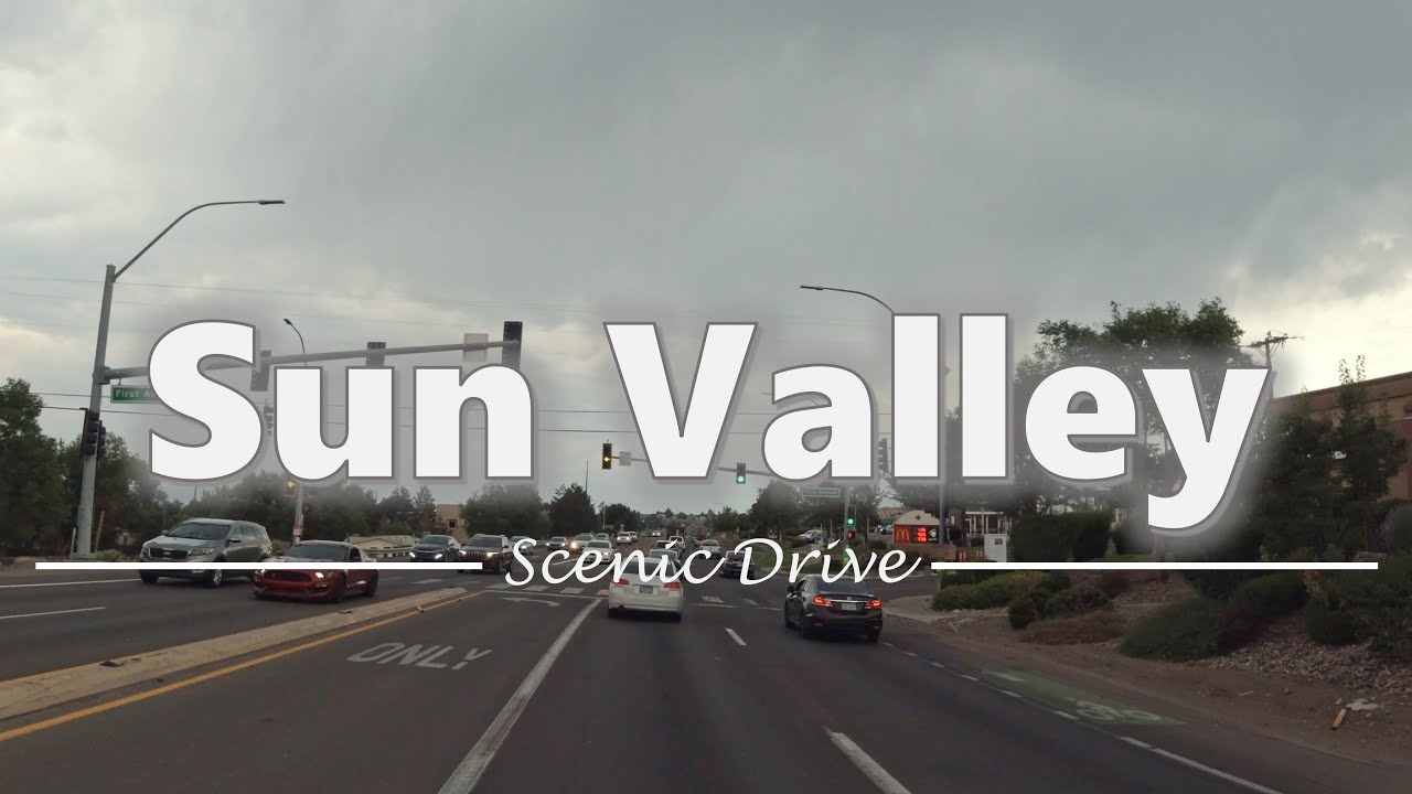 Driving in Sun Valley, Nevada - 4K - YouTube