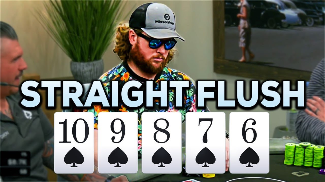 STRAIGHT FLUSH vs SET (And More Insane Poker Hands) - YouTube
