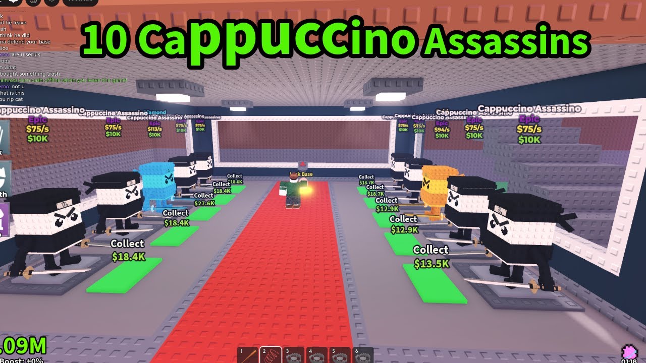 I Built a Base Full of 10 Cappuccino Assassins in Roblox – You Won’t ...