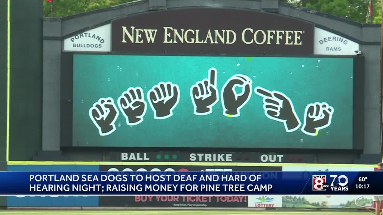 Portland Sea Dogs host deaf and hard of hearing awareness night - YouTube