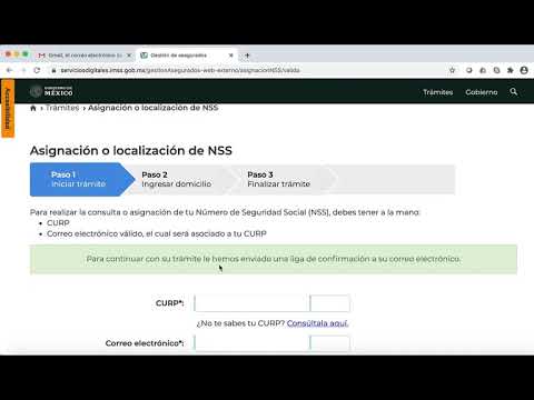 Solicitud de Asignacion o localizacion de NSS - YouTube
