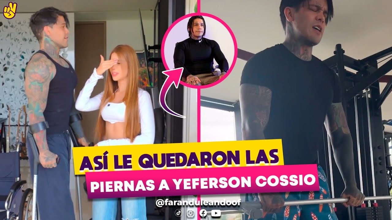 ASÍ LE QUEDARON LAS PIERNAS A YEFERSON COSSIO TRAS SU CIRUGÍA DE ALARGAMIENTO. - YouTube