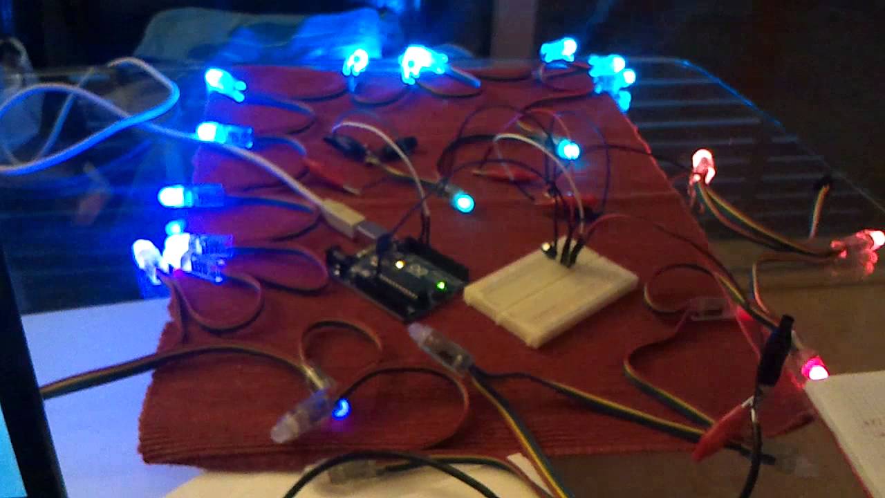 Colorswirl adalight - YouTube