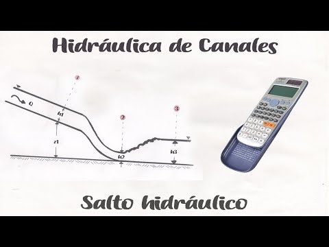 Salto hidráulico ejercicio 2- Hidráulica de Canales
