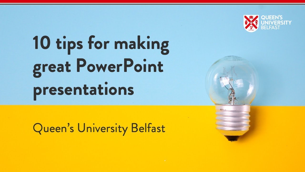 10 tips for making great PowerPoint presentations - YouTube