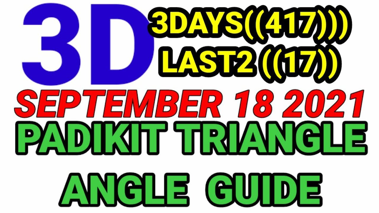 3d padikit triangle angle september 18 2021 #3dangle #3dguide - YouTube