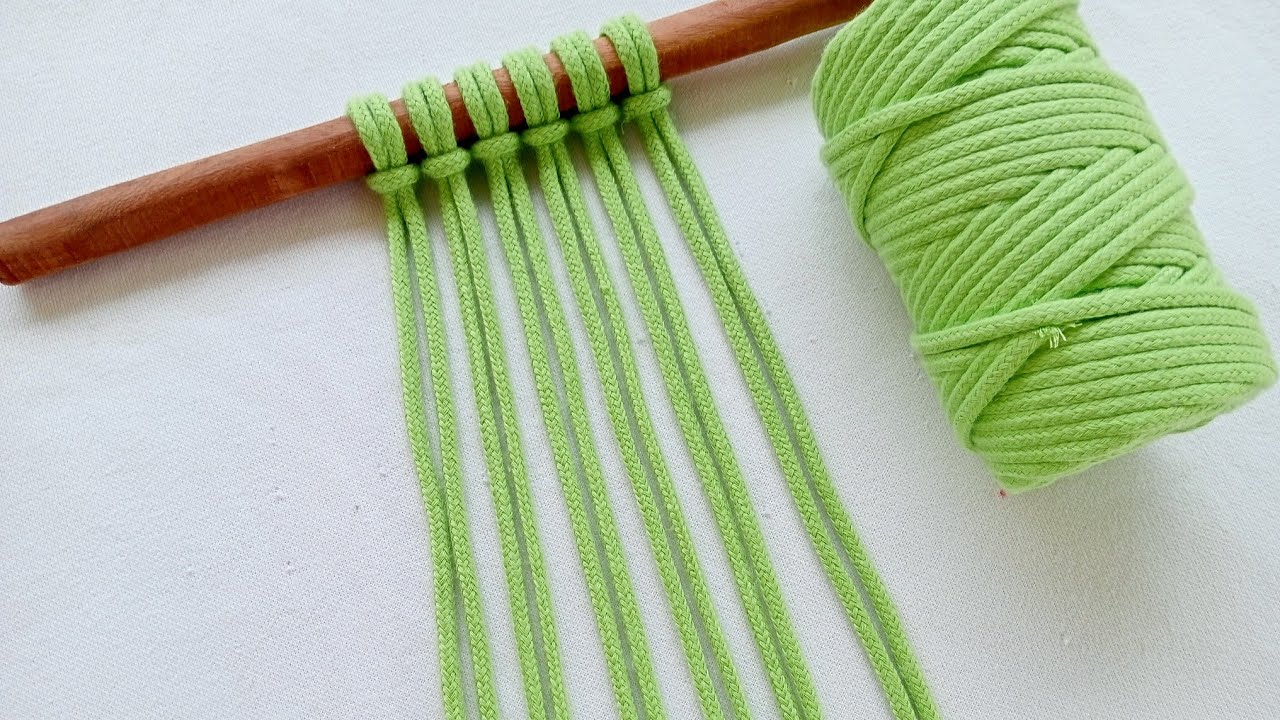 Macrame Pattern Tutorial - Macrame Simple Design - Easy Step by Step ...