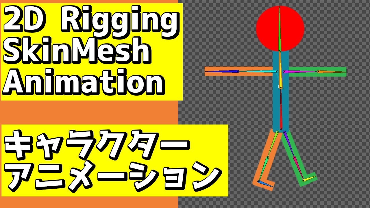 2DRiggingキャラクターのセットアップ【Unity+Skinning】Animation Rigging - YouTube
