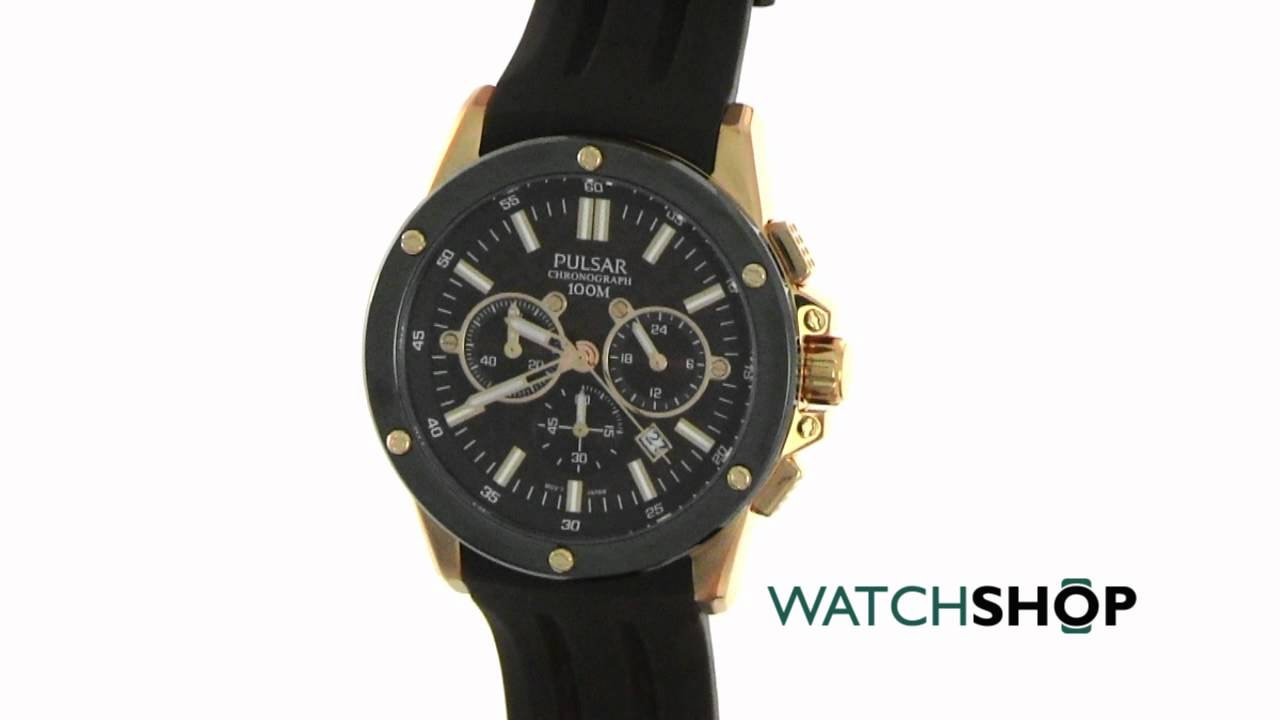 Men's Pulsar Chronograph Watch (PT3126X1) - YouTube