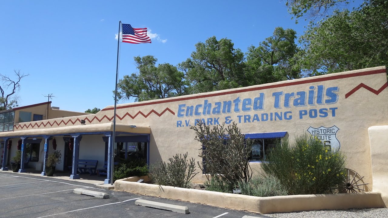 Enchanted Trails RV Park - Albuquerque, NM. - YouTube