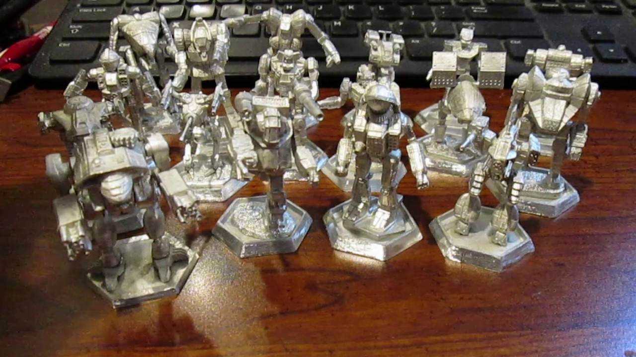 Collected Battletech Miniatures (Summer 2018) - YouTube