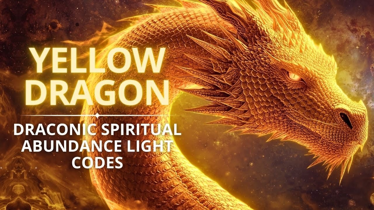 🟡 Yellow Flame Dragon of Abundance – Activate the Draconic Light Codes of Wealth and Flow - YouTube