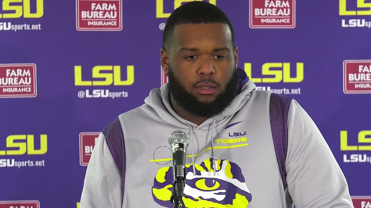 LSU DT Neil Farrell Jr Alabama Postgame - YouTube