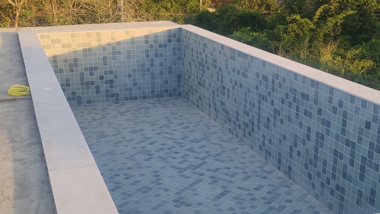Piscina com revestimento Java Mar Mesh Ma. - YouTube