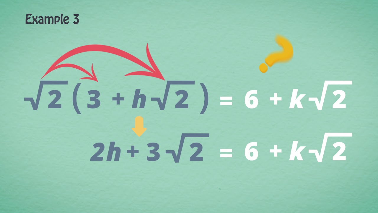 Solving Equations using Equality Property of Surds - YouTube