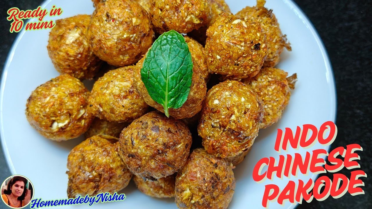 Chinese Pakoda recipe | कुरकुरे पकोड़े | Indo Chinese Pakore I Chinese ...