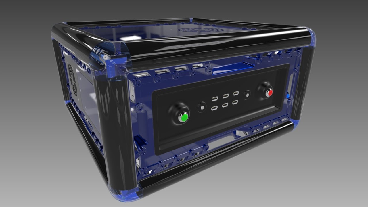 Tesseract Computer Case - YouTube