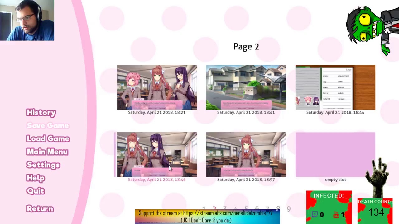 Doki Doki Literature Club: The normal VN (Yeah right) | DDLC MOD - YouTube