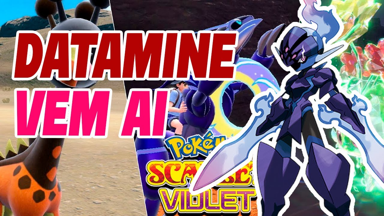 NOVIDADES DATAMINE DE POKÉMON SCARLET & VIOLET EM BREVE - YouTube