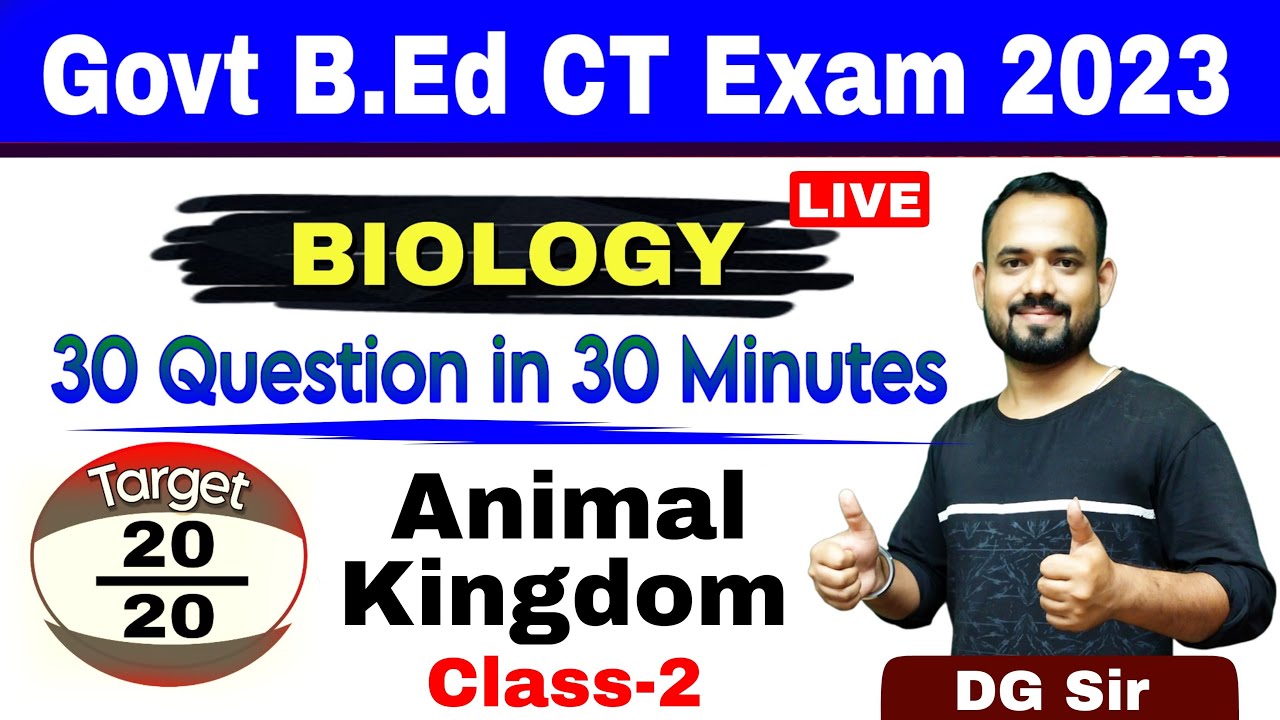 Biology | Important Question Practice-2 | Animal Kingdom | For Utkal ...
