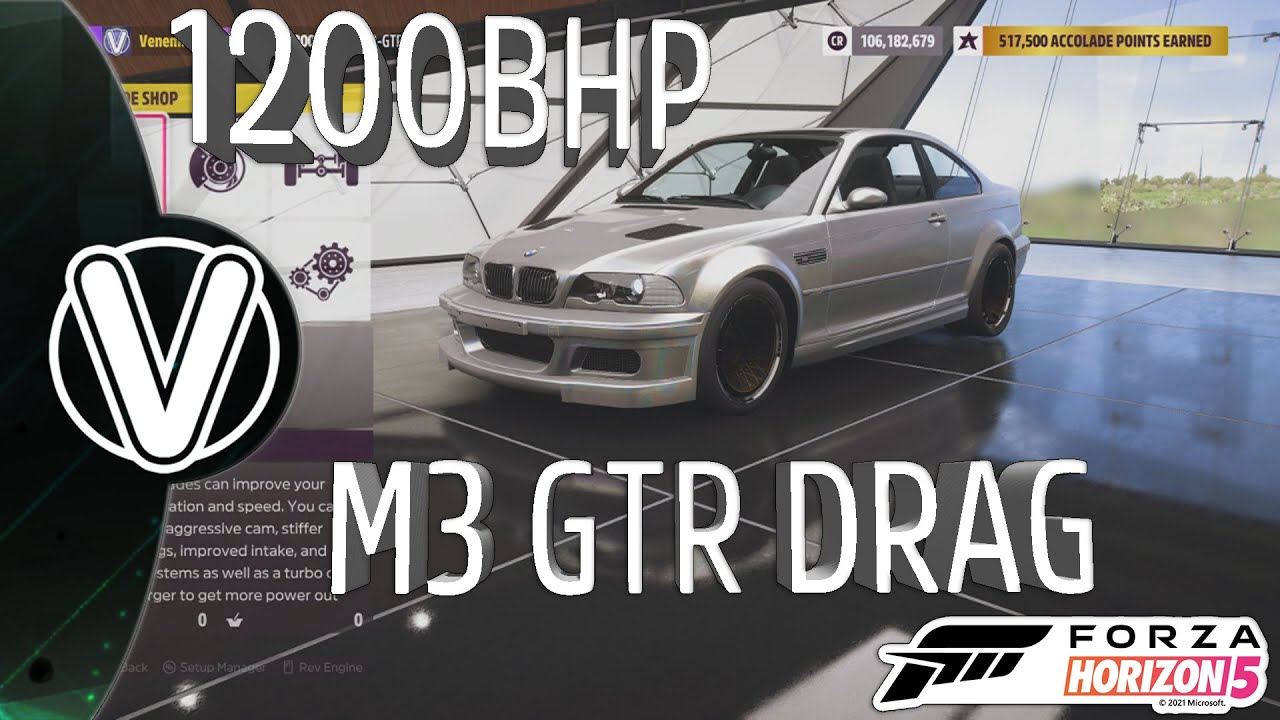 Forza Horizon 5 | BMW M3 GTR Drag Build And Tune *NFS MOST WANTED ...