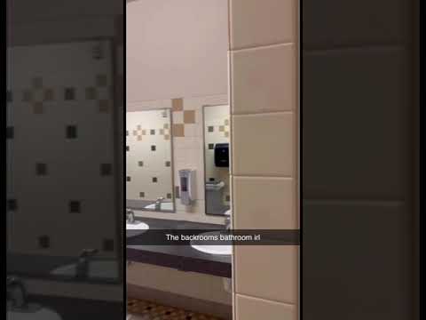 The backrooms bathroom IRL 🚽 - YouTube
