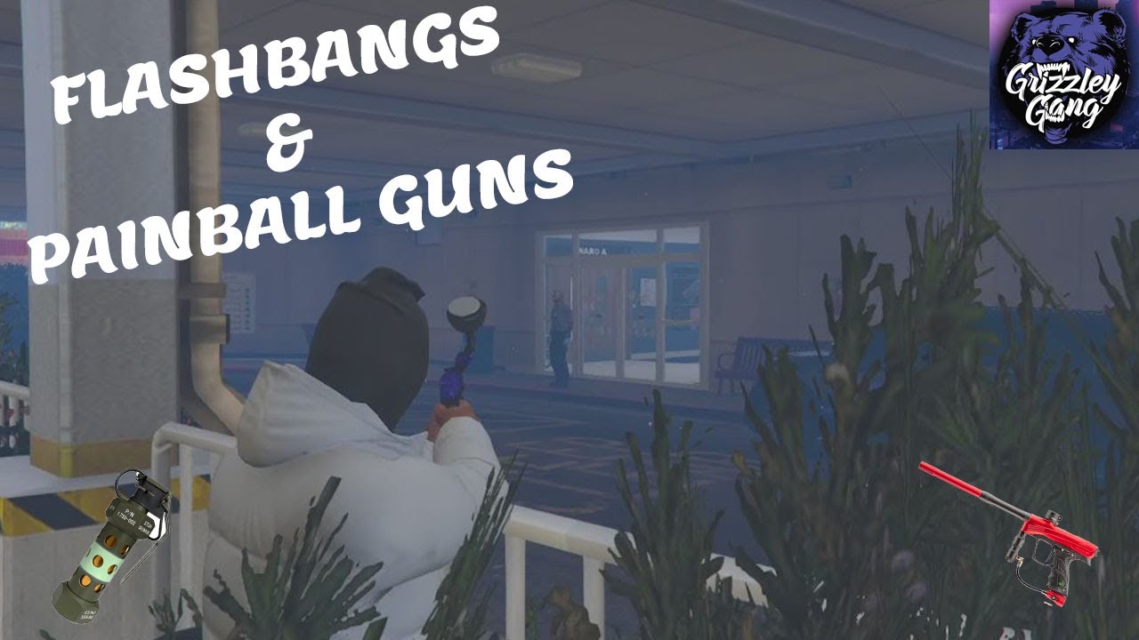 PAINTBALL GUNS AND FLASHBANGS | S2 E14 | GRIZZLEY WORLD RP - YouTube