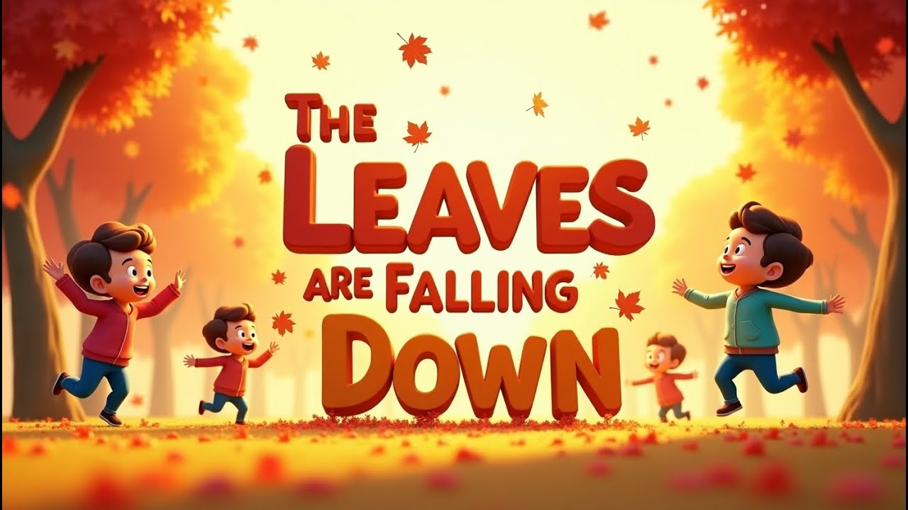 The Leaves Are Falling Down 🍂 | Fun Autumn Nursery Rhyme for Toddlers ...
