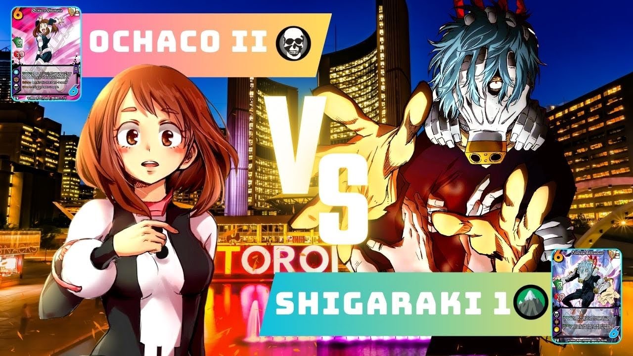 Shigi I [Death] VS Ochaco II [Death] MHA CCG Duel! - YouTube