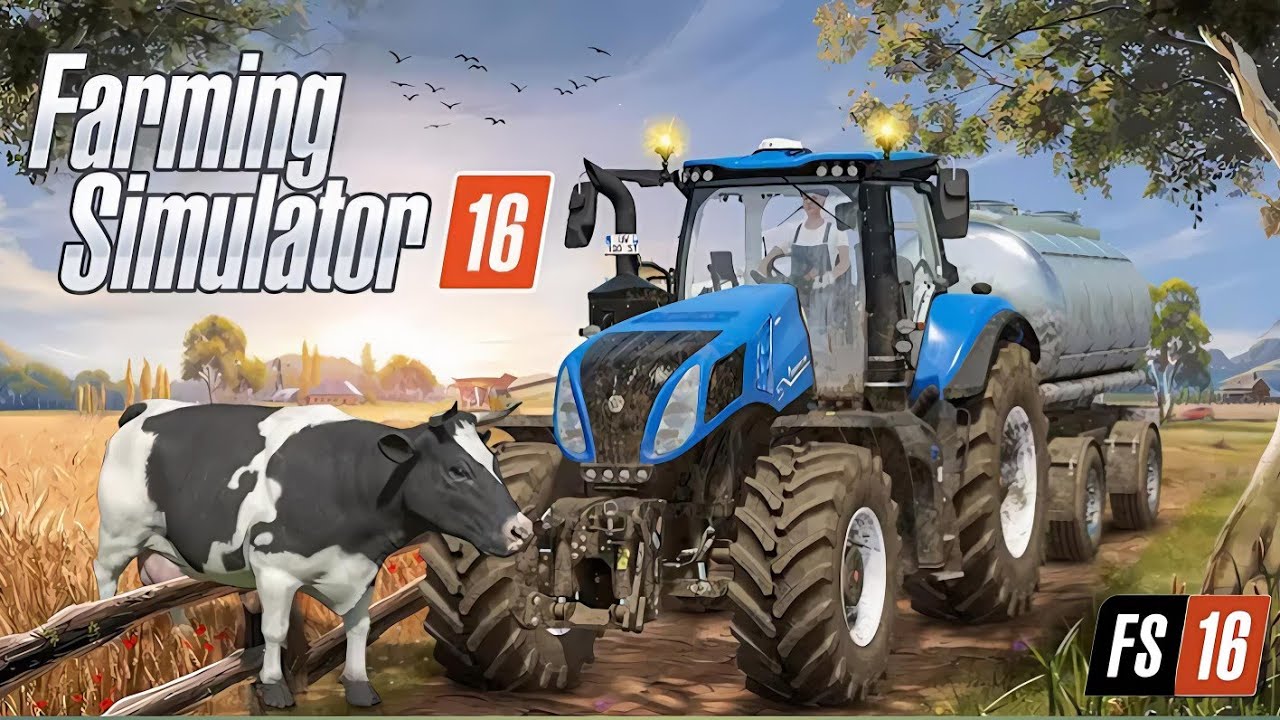 Cow Feeding and Milk selling in Farming Simulator 16 | FS16 Gameplay ...