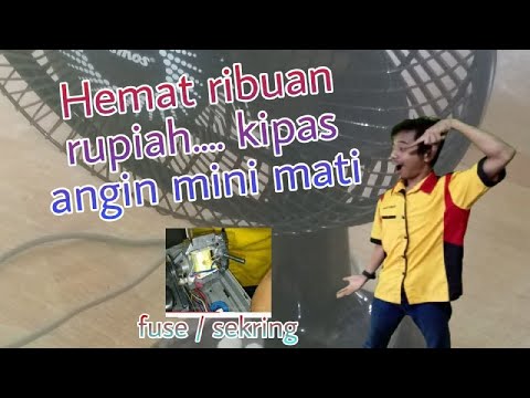 Hemat Ribuan Rupiah....kipas angin mini mati - YouTube