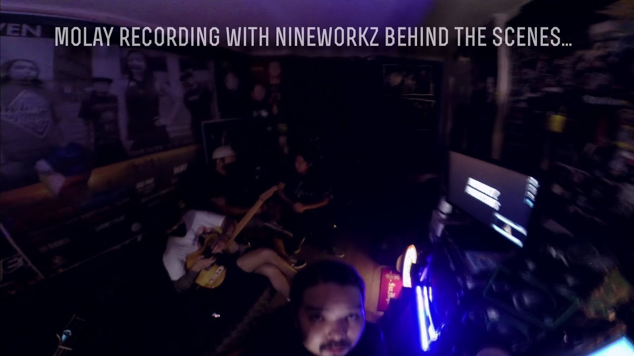 Molay recording Bahaghari with Nineworkz Productions! - YouTube