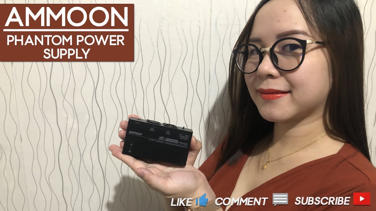 Unboxing Phantom Power Supply 12V or 48V Best for Live Streaming - YouTube