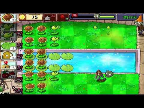 PvZ 1 - PISCINA (NIVEL 1)