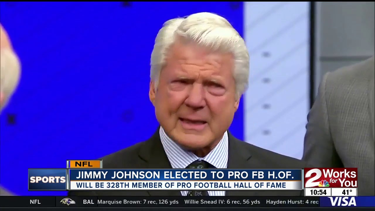 Jimmy Johnson Elected to Pro Football Hall of Fame - YouTube