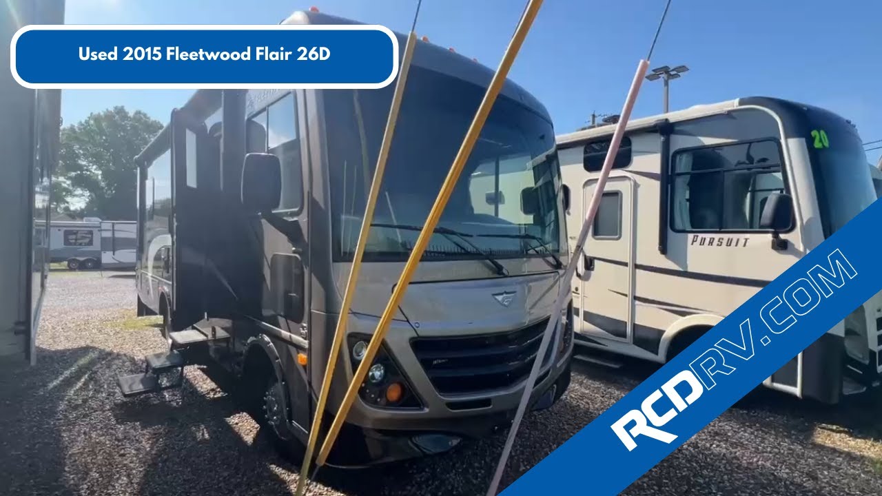 USED 2015 Fleetwood Flair 26D Class A Motorhome Walk Through - Heath ...