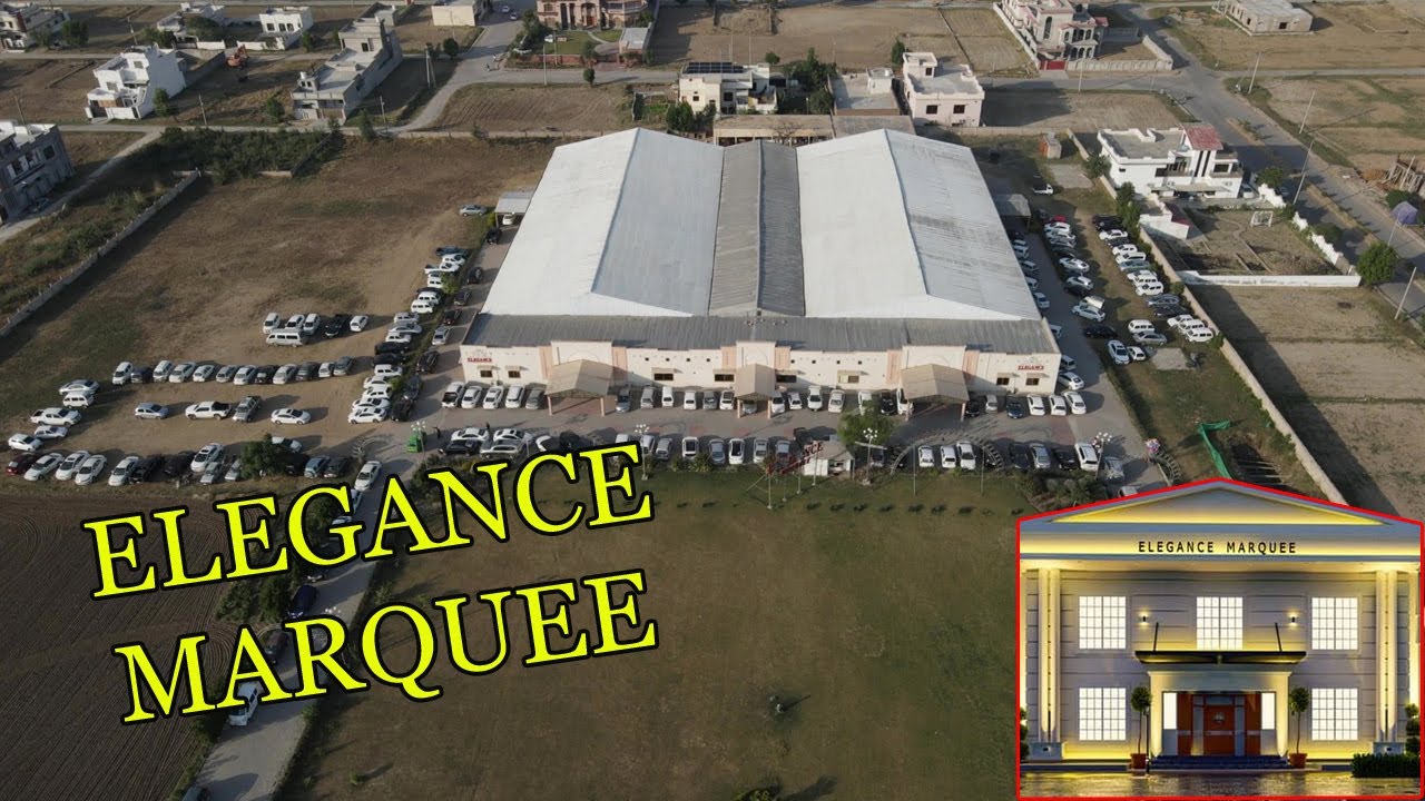 Elegance Marquee Chakwal || Drone Video || Mr shami - YouTube