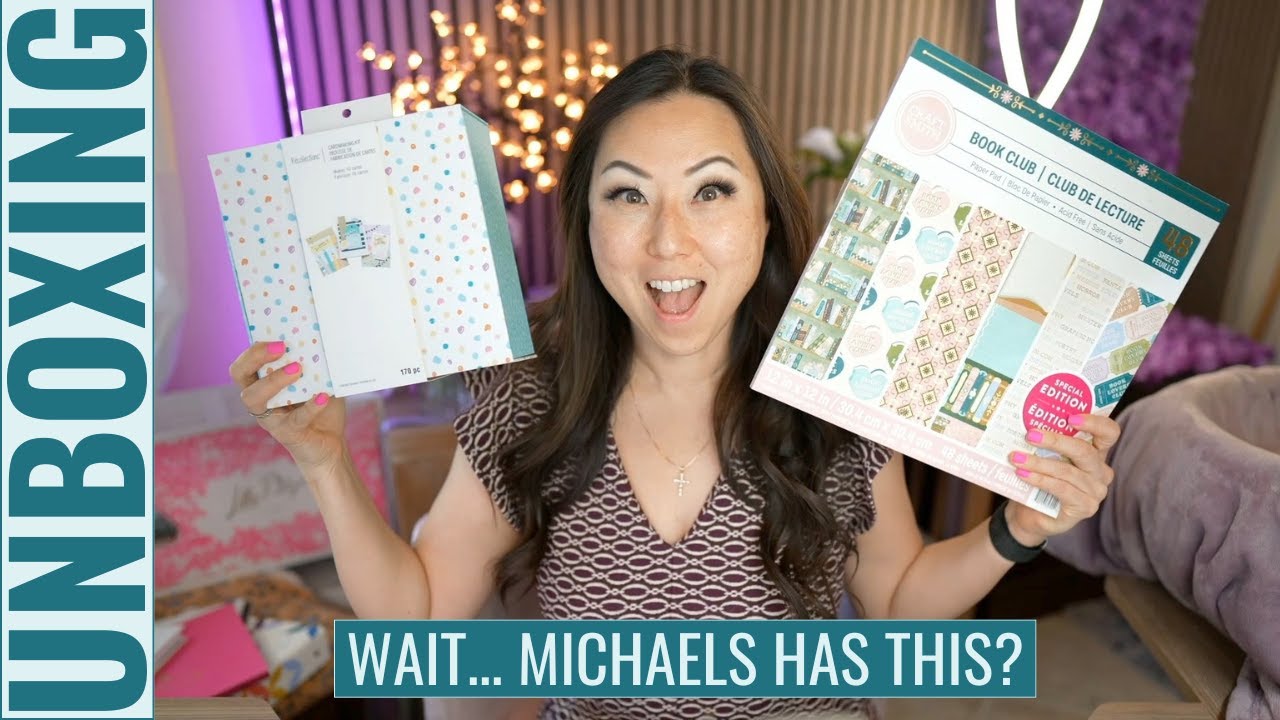 NEW Michaels Card Making Kit + Book Club Paper Pad | Craft Haul & First ...