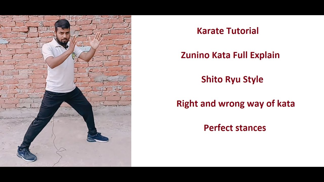 Zunino kata | Shito Ryu | basic kata | Karate Tutorial - YouTube