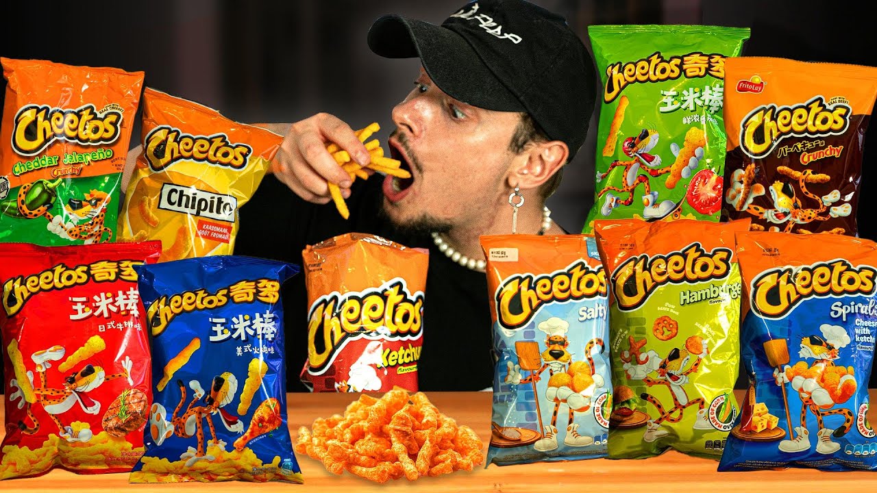Zjedliśmy WSZYSTKIE SMAKI CHEETOS - YouTube