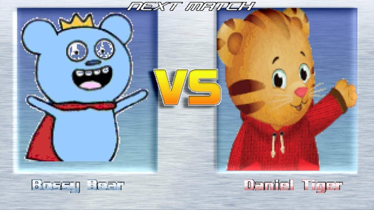 M.U.G.E.N REQUEST | Bossy Bear vs Daniel Tiger - YouTube