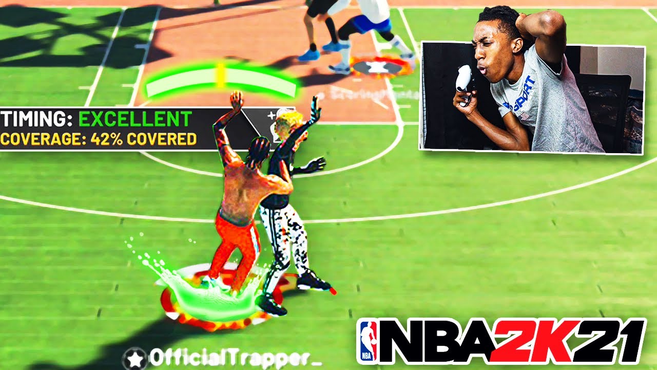 HEAVILY CONTESTED GREENS W/ The BEST BUILD In NBA 2k21 - YouTube